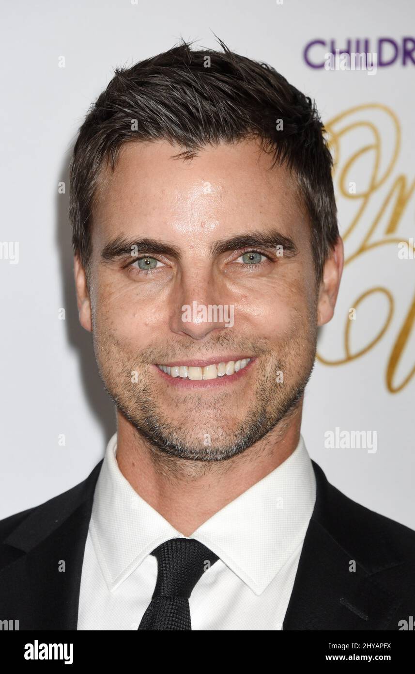 Colin Egglesfield arrives for the CHLA "Once Upon A Time" Gala held at ...