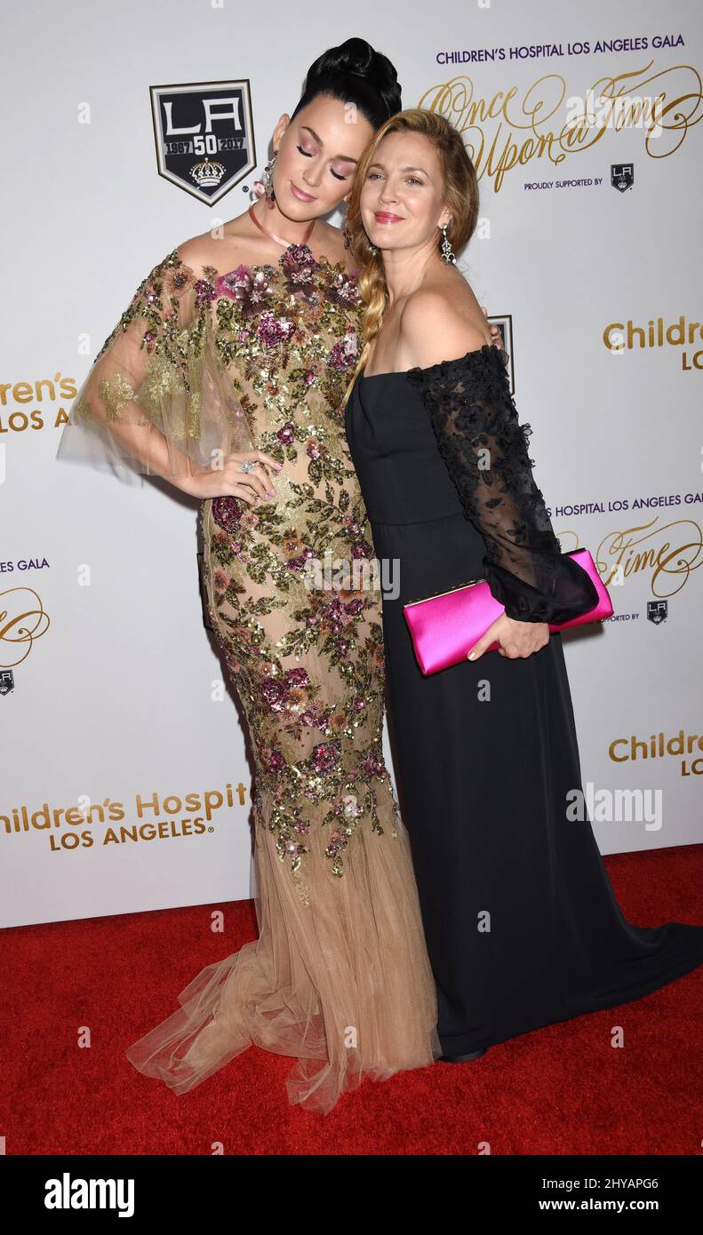 Katy Perry and Drew Barrymore arrives for the CHLA "Once Upon A Time ...