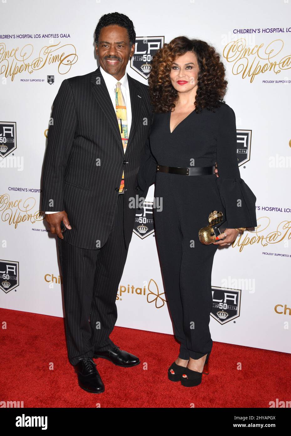 Tina Knowles and Richard Lawson arrives for the CHLA "Once Upon A Time ...