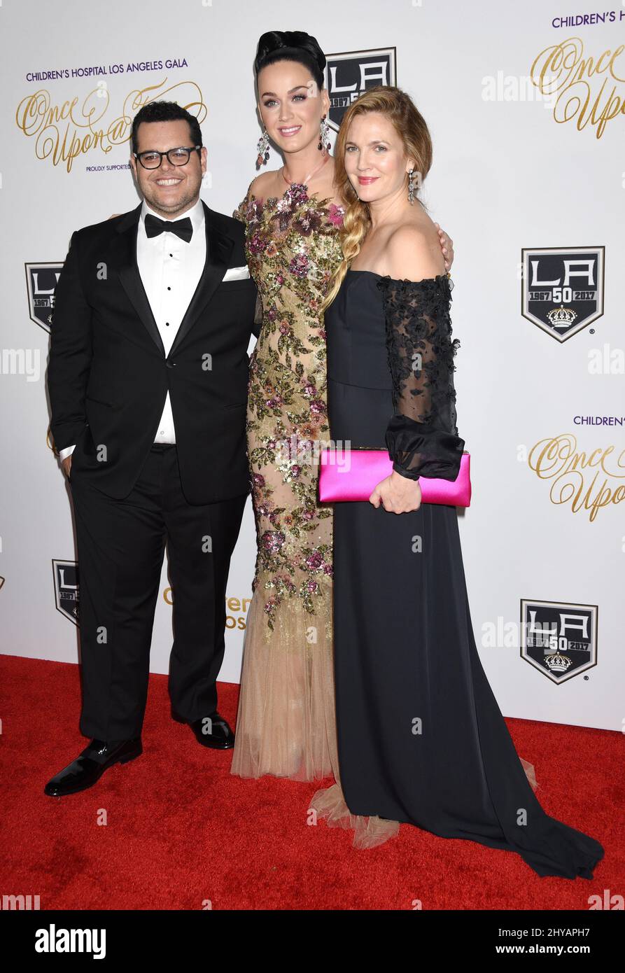 Josh Gad, Katy Perry and Drew Barrymore arrives for the CHLA "Once Upon ...