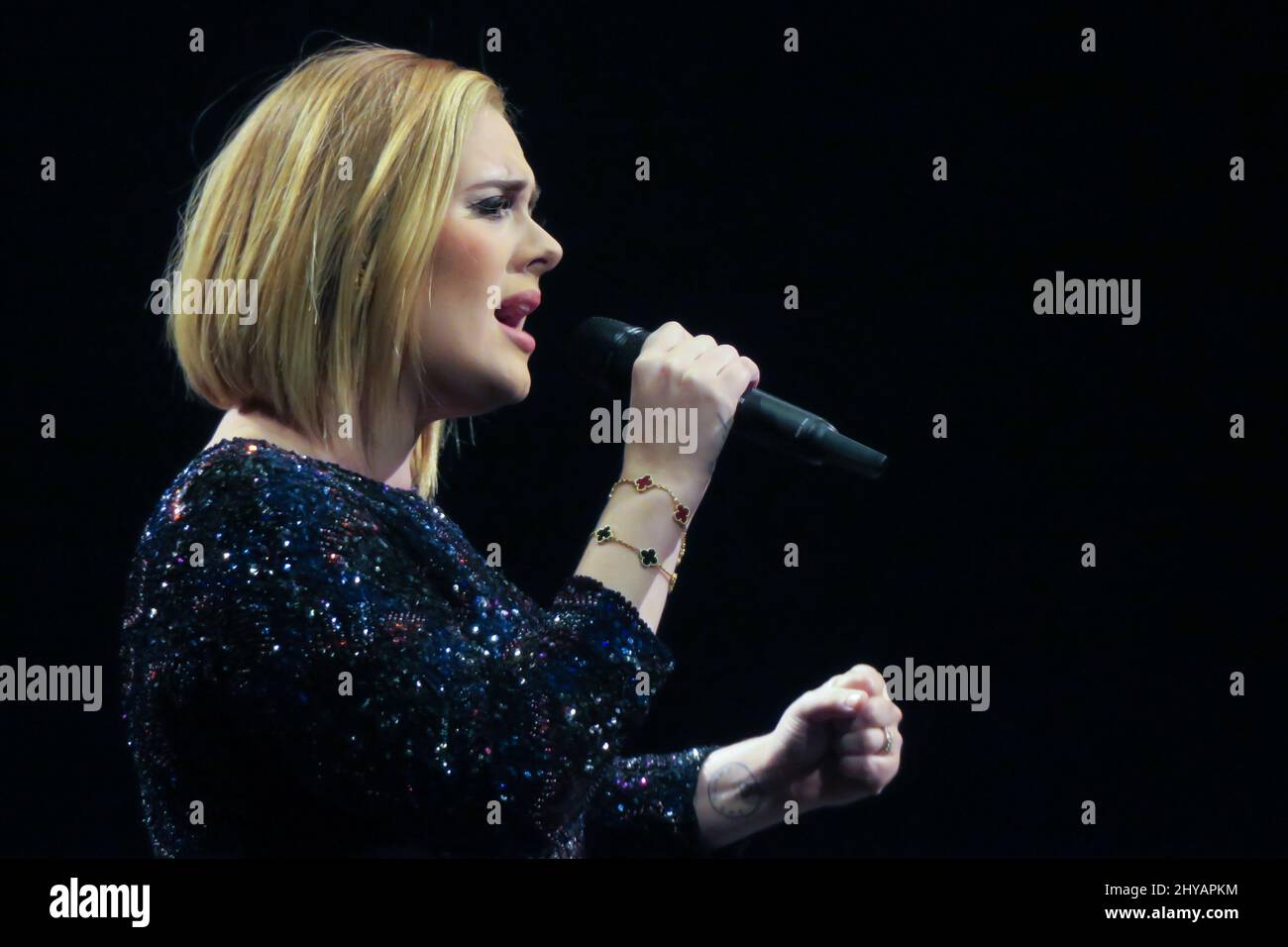 Adele performs in concert at the Bridgestone Arena, Nashville Stock ...