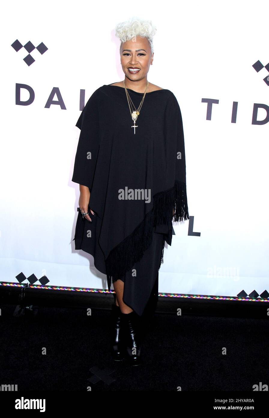 Emeli Sande attends the Tidal X: 1015 benefit concert, hosted by Tidal ...