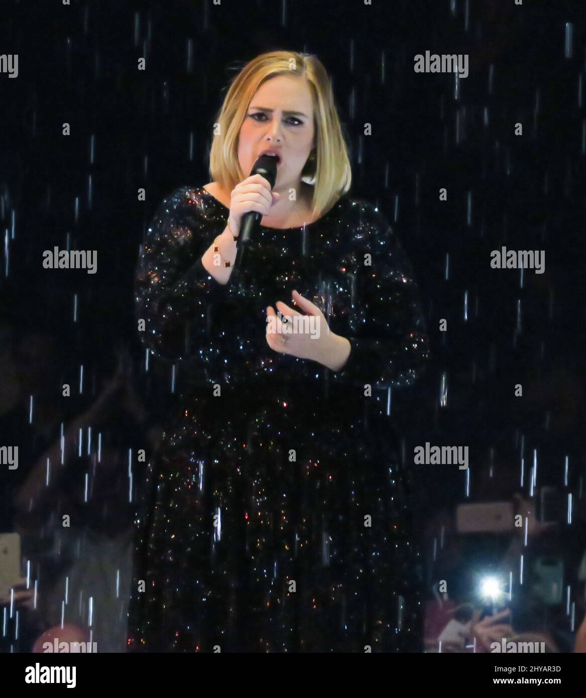 Adele peforms live in concert for her second night at the Bridgestone ...