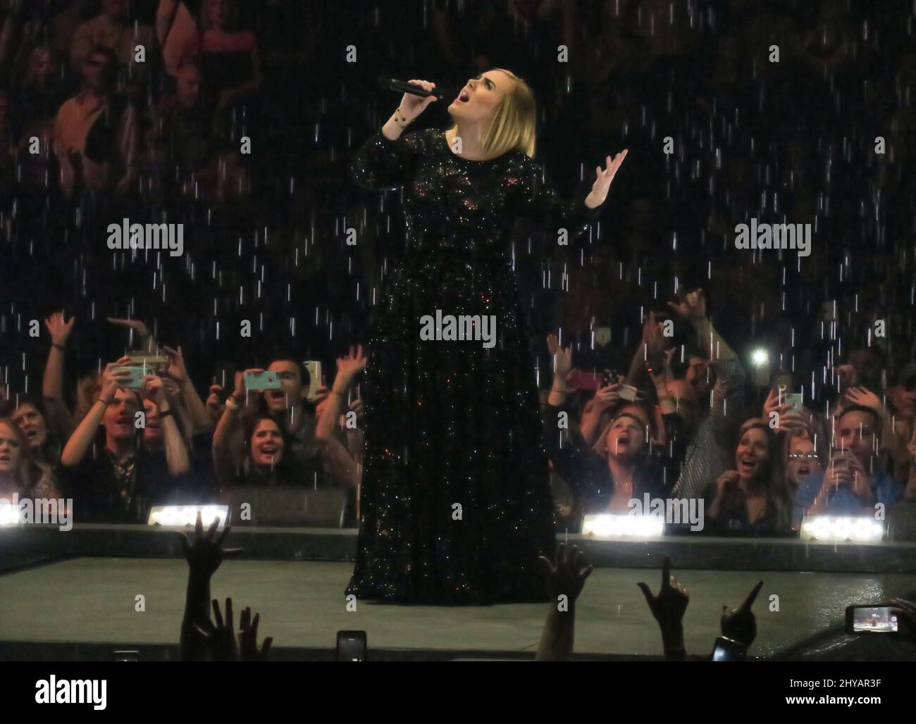 Adele peforms live in concert for her second night at the Bridgestone ...