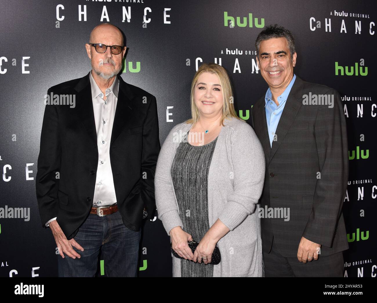 Kem Nunn, Alexandra Cunningham and Michael London attending the "Chance ...