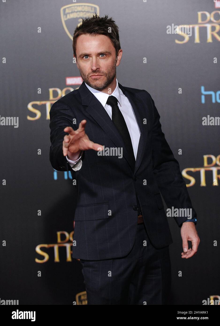 Chris Hardwick attends the premiere of Disney and Marvel Studios ...
