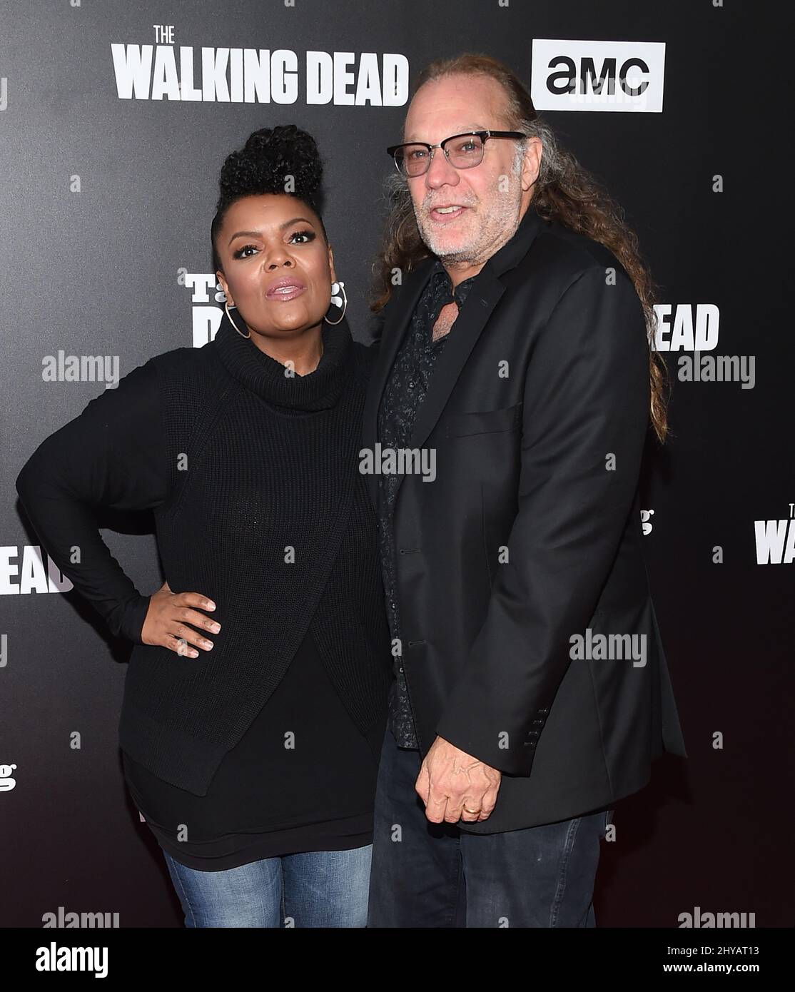 Yvette Nicole Brown and Gregory Nicotero attending 'AMC presents a live ...