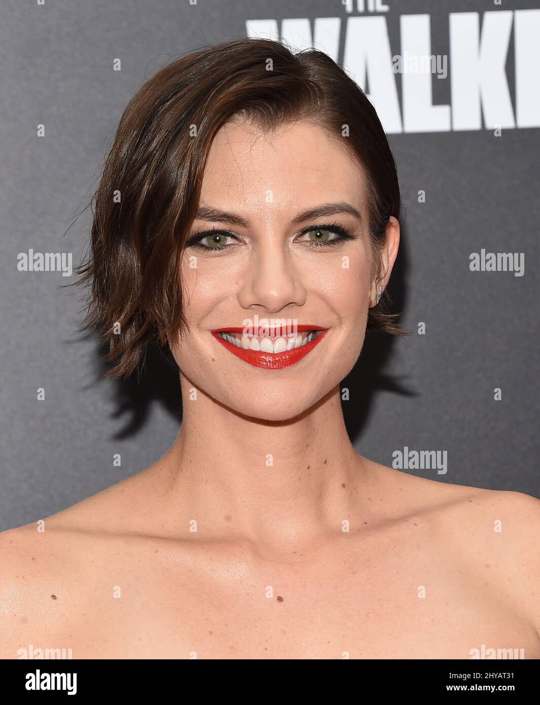 Lauren Cohan attending 'AMC presents a live, 90-minute special edition of "Talking Dead ...