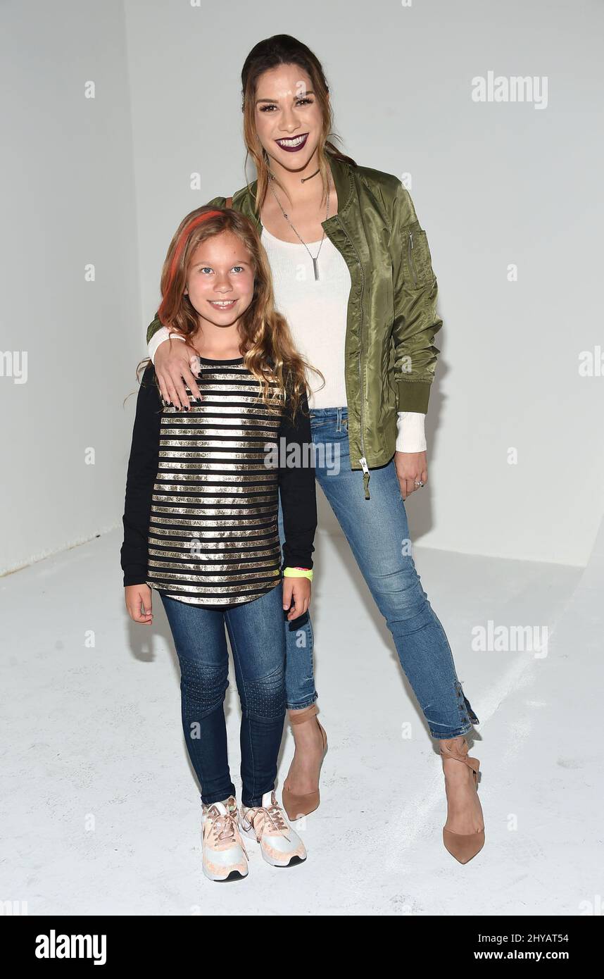 Allison Holker and Weslie Fowler attending The Elizabeth Glaser ...