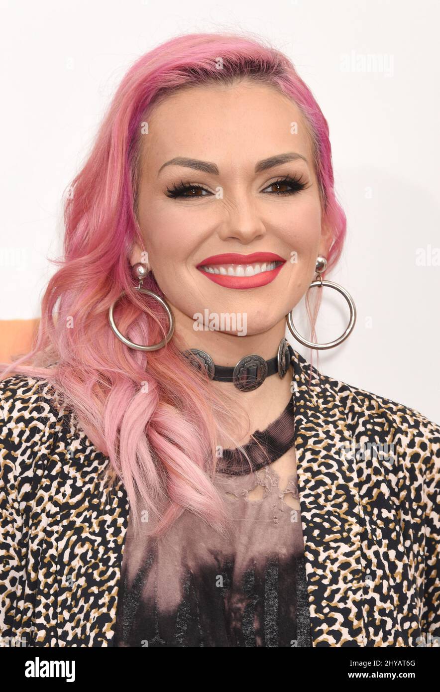 Kandee Johnson attending the Los Angeles premiere of Trolls Stock Photo ...