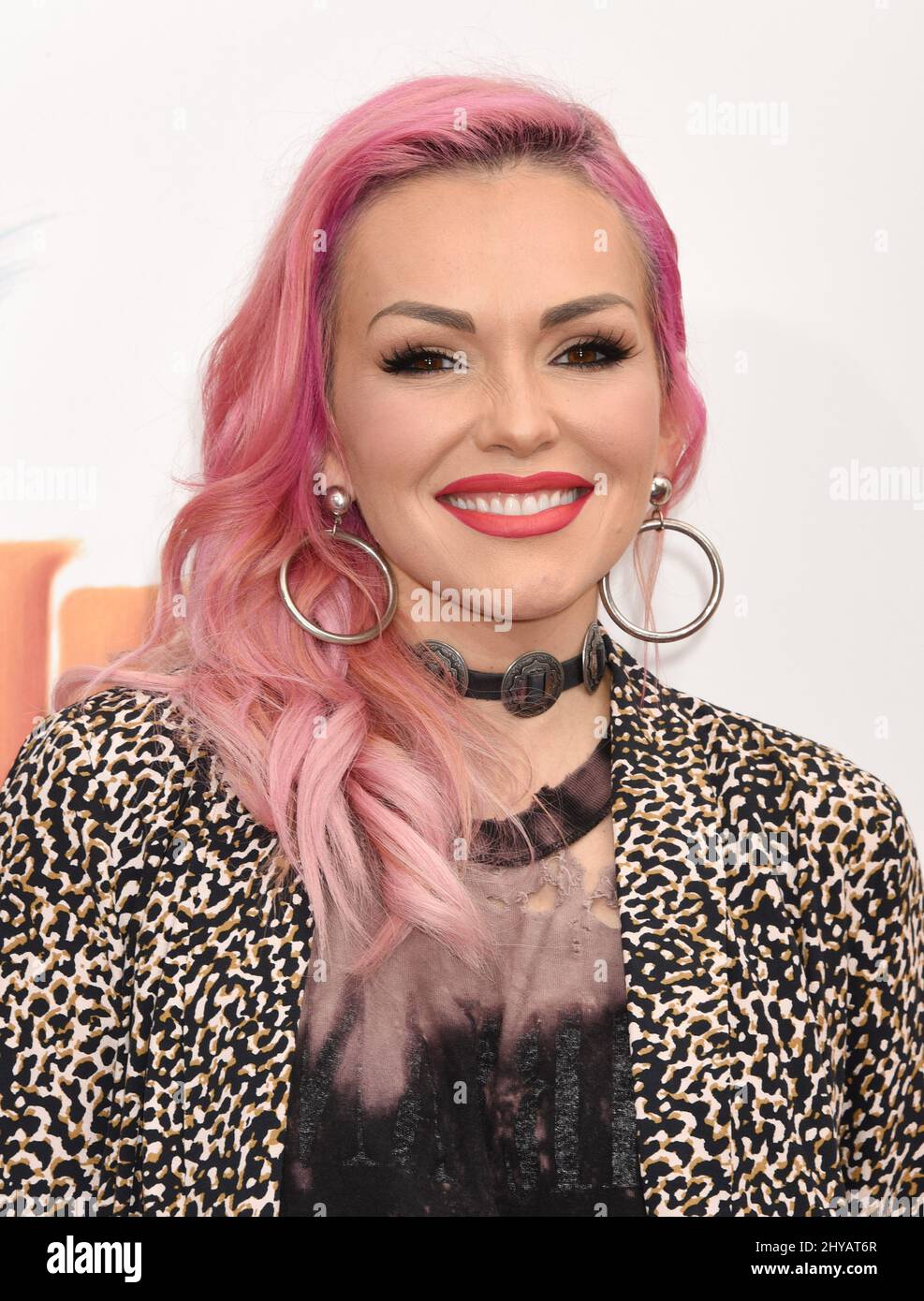 Kandee Johnson attending the Los Angeles premiere of Trolls Stock Photo ...