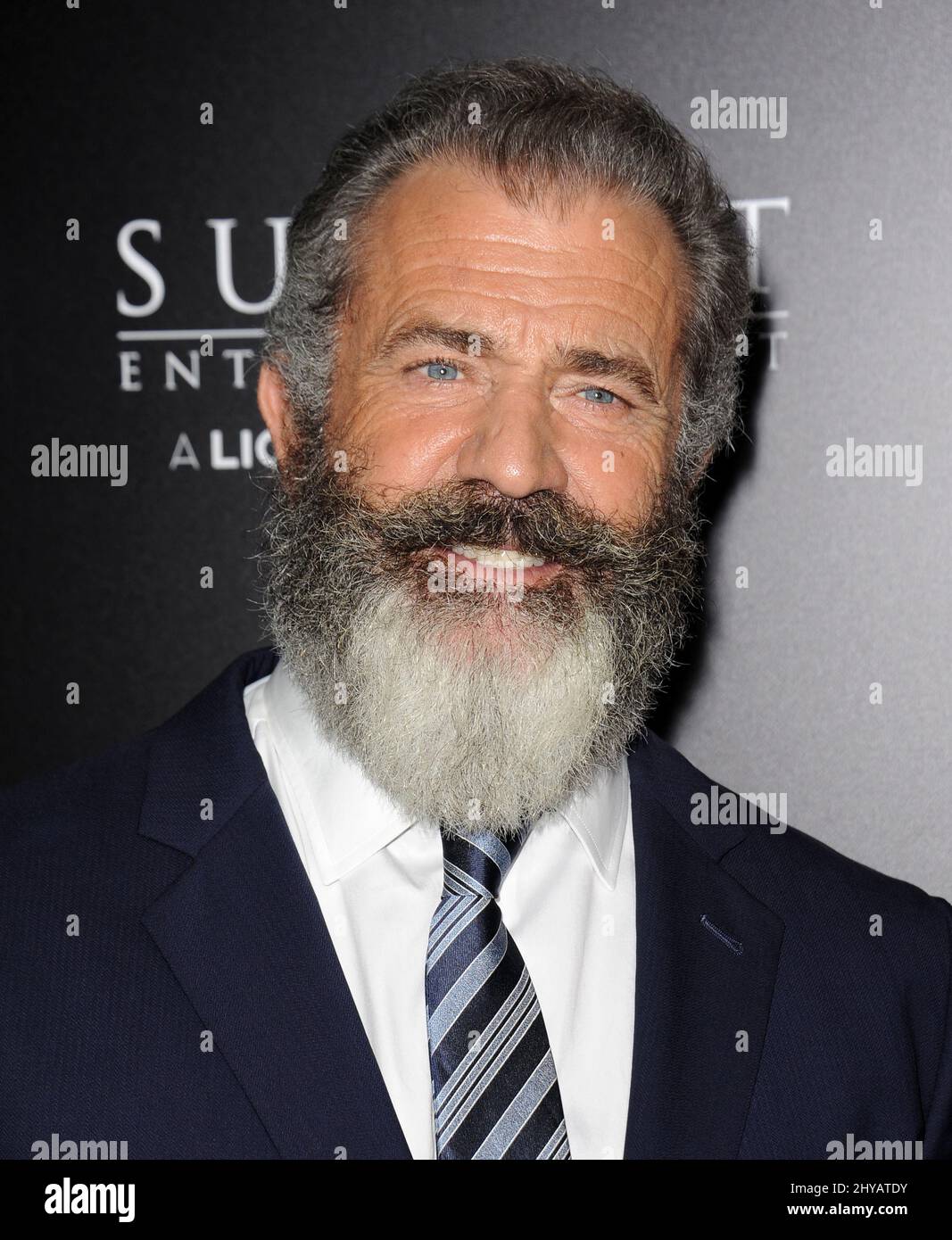 Mel Gibson attending the premiere of 'Hacksaw Ridge' in Los Angeles ...