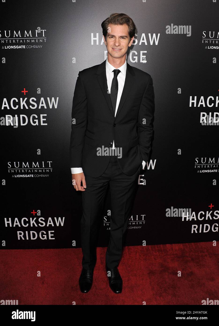 Andrew Garfield attending the premiere of 'Hacksaw Ridge' in Los ...