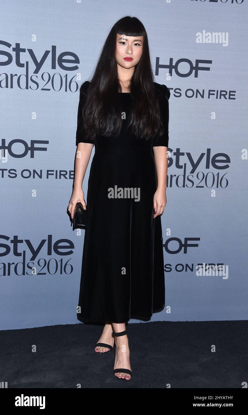 Asia Chow attending the 'InStyle Awards 2016' in Los Angeles Stock ...