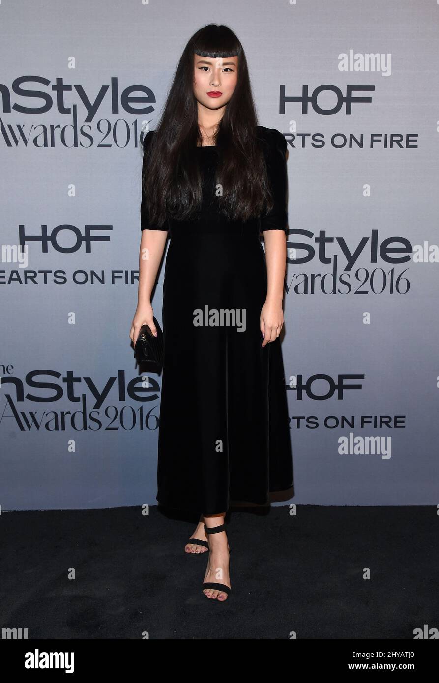 Asia Chow attending the 'InStyle Awards 2016' in Los Angeles Stock ...