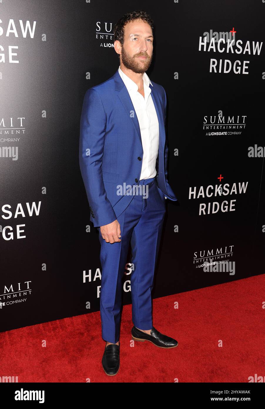 Ori Pfeffer attending the premiere of 'Hacksaw Ridge' in Los Angeles ...