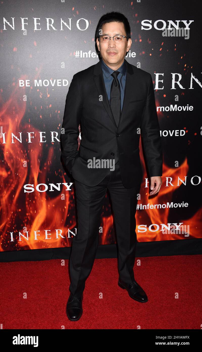 Scott Takeda attending a special screening of Inferno in Los Angeles ...