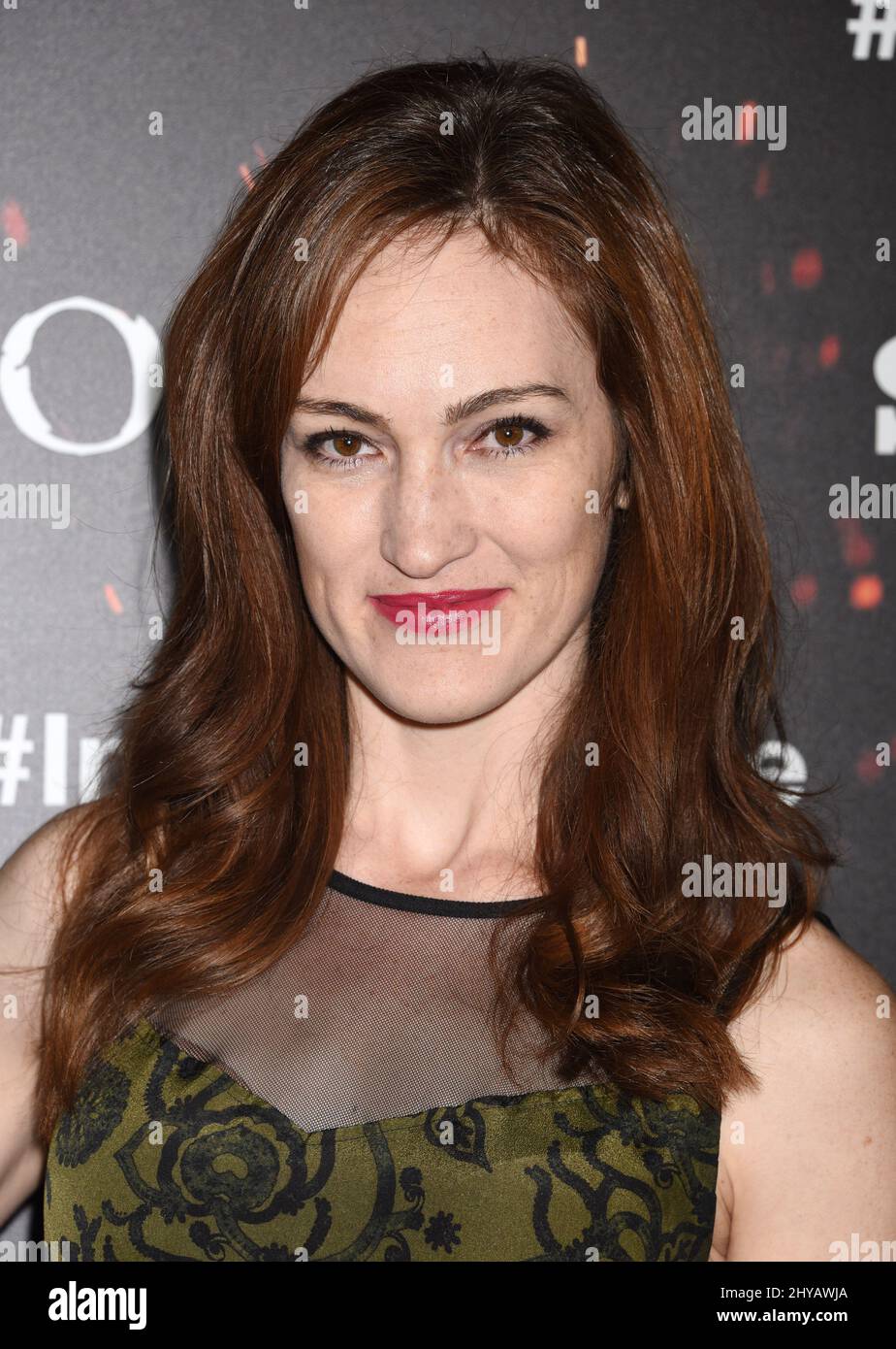 Kristen Rakes attending a special screening of Inferno in Los Angeles ...