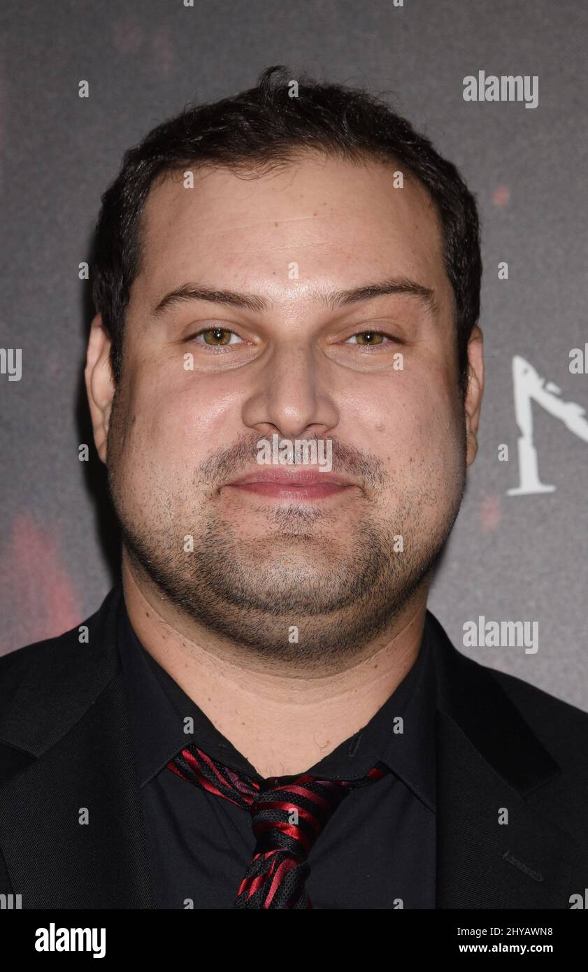 Max Adler attending a special screening of Inferno in Los Angeles Stock ...
