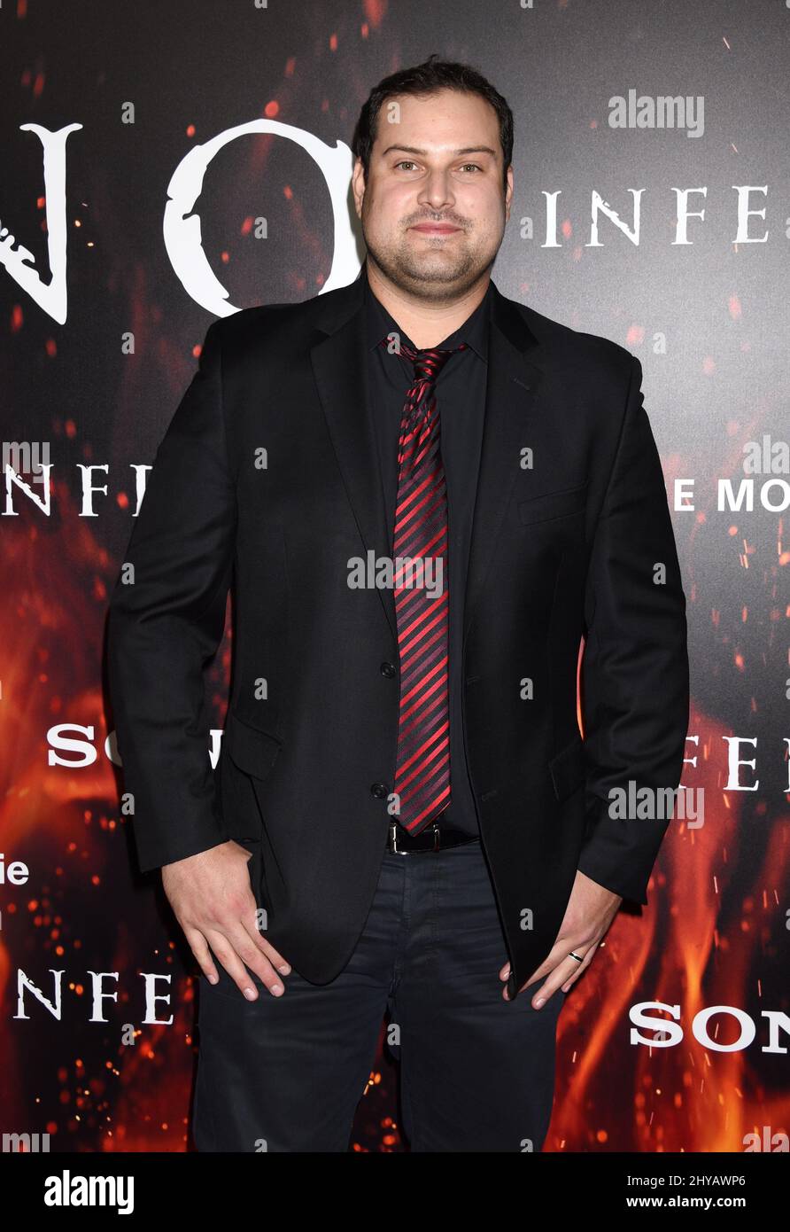 Max Adler attending a special screening of Inferno in Los Angeles Stock ...