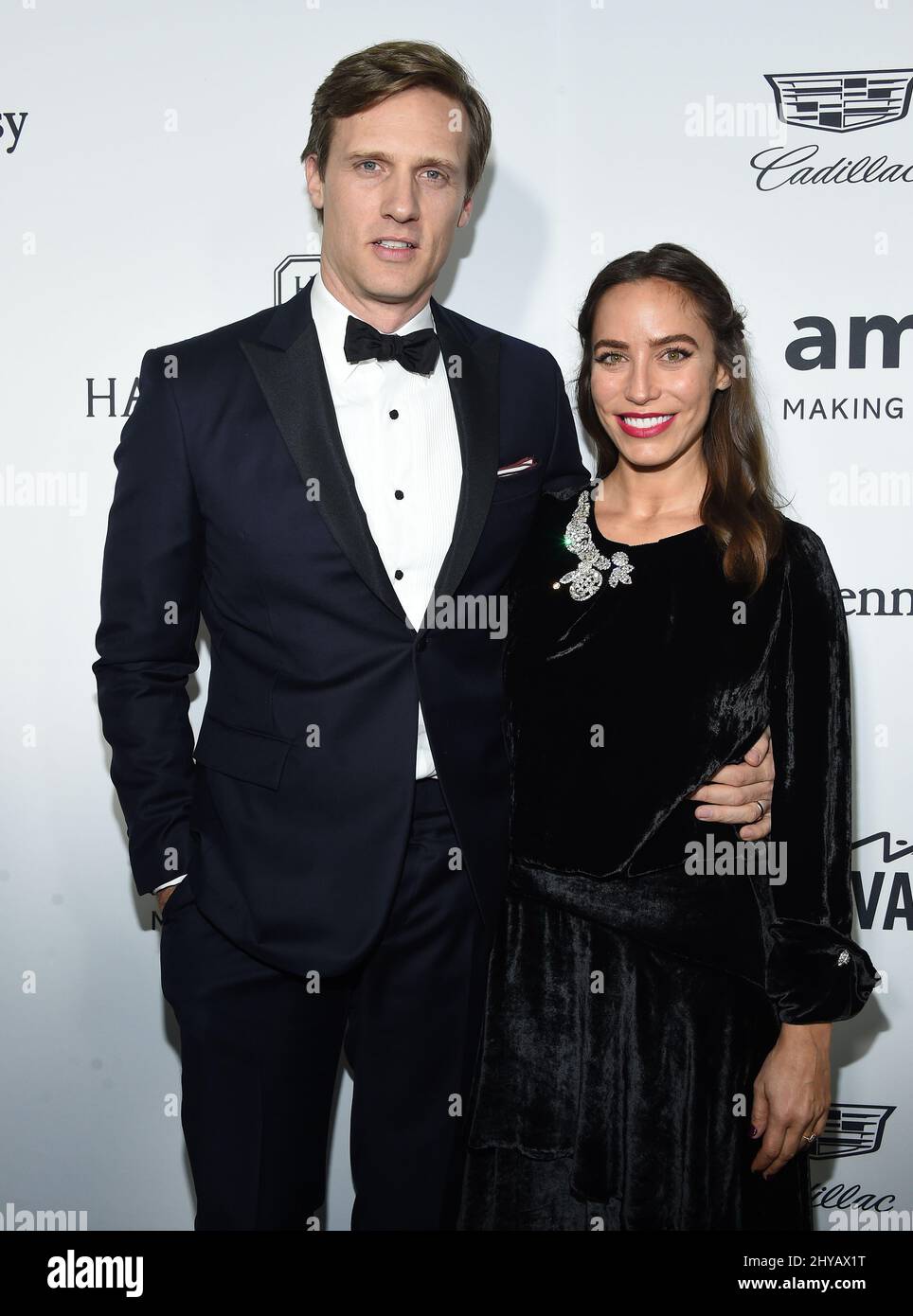 Teddy Sears and Milissa Sears arriving to the AmFar's Inspirstion Gala ...