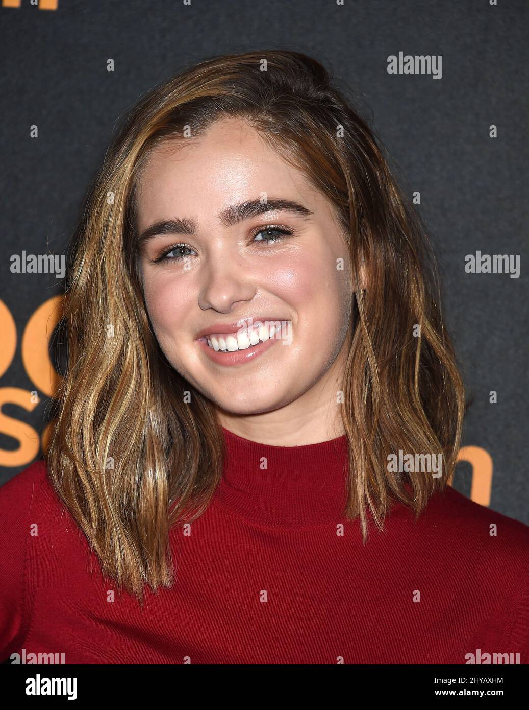 Haley Lu Richardson arriving for The Edge of Seventeen photocall held ...