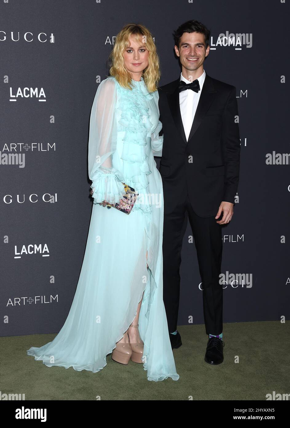 October 29, 2016 Los Angeles, CA. Brie Larson and Alex Greenwald 2016 ...