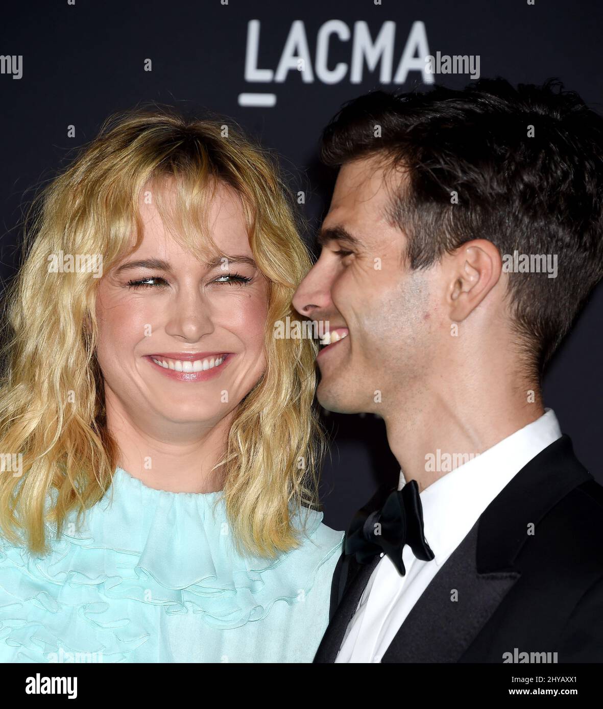 October 29, 2016 Los Angeles, CA. Brie Larson and Alex Greenwald 2016 ...