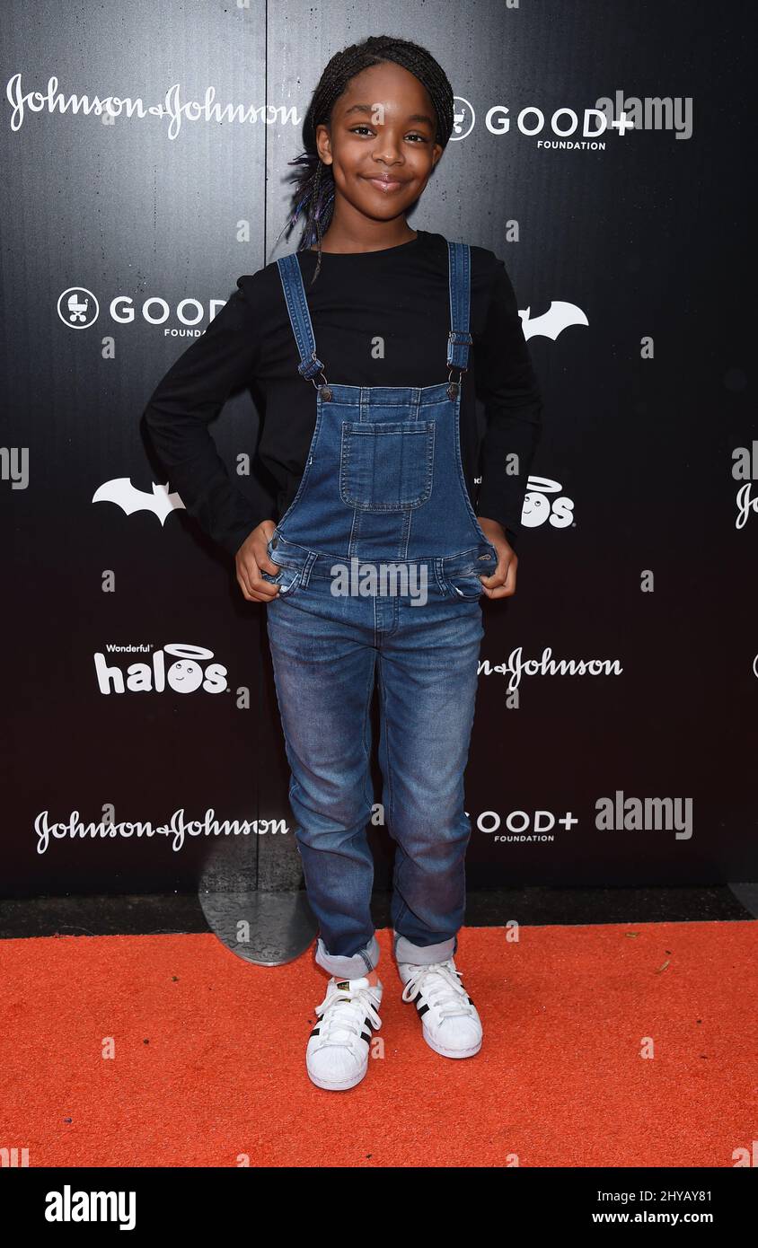 Marsai Martin attends the GOOD+ Foundation's 1st Annual Halloween Bash ...