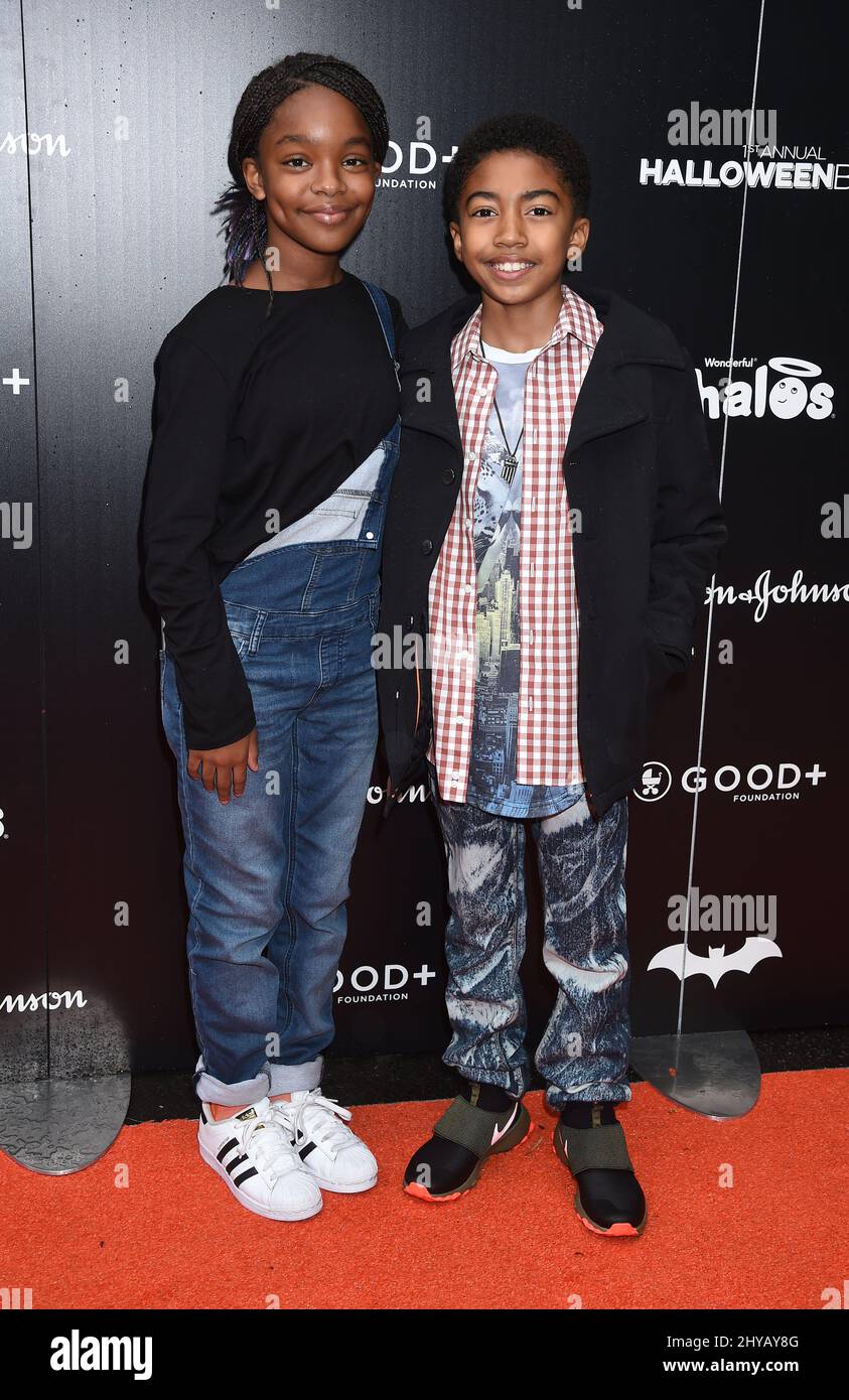 Miles Brown and Marsai Martin attends the GOOD+ Foundation's 1st Annual ...