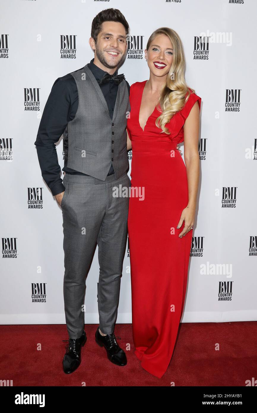 Thomas Rhett,Lauren Gregory Akins attends 64th Annual BMI Country ...