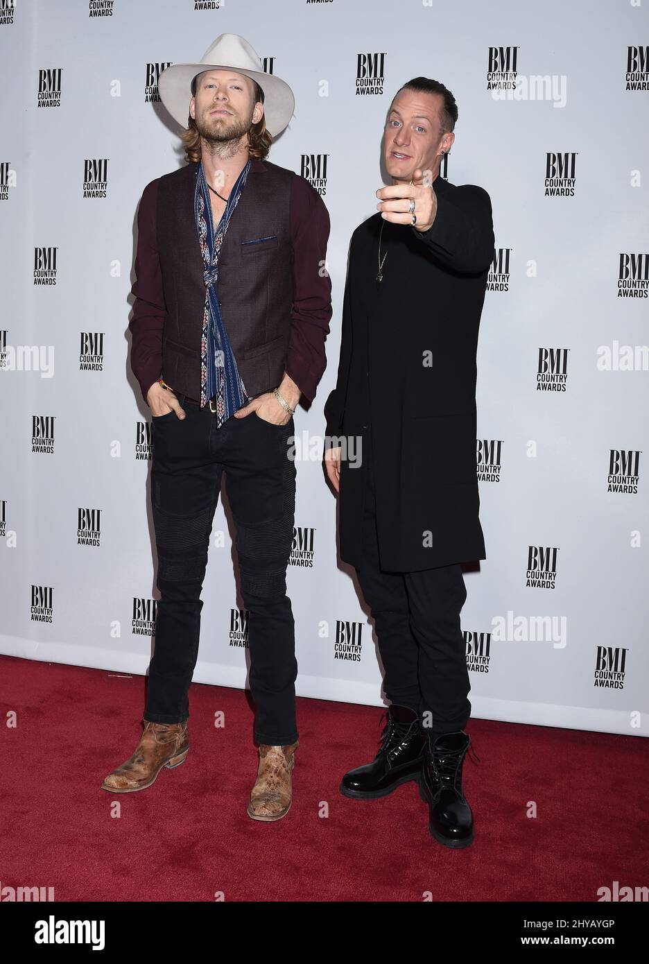 Florida Georgia Line attends the 64th Annual BMI Country Awards held at ...