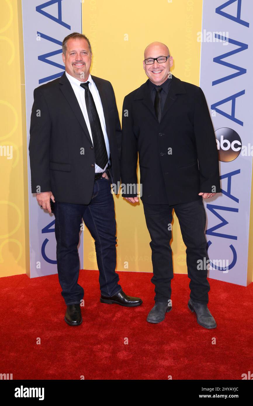 Andrew Copeland and Ken Block of Sister Hazel attending the ABC CMA ...