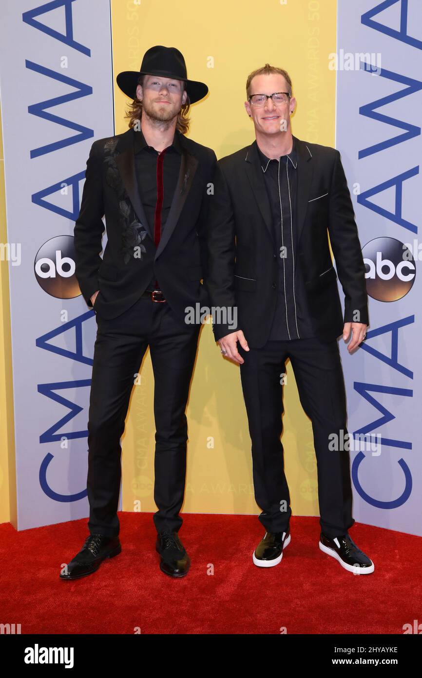 Florida Georgia Line attends 50th Annual CMA Awards held at the ...