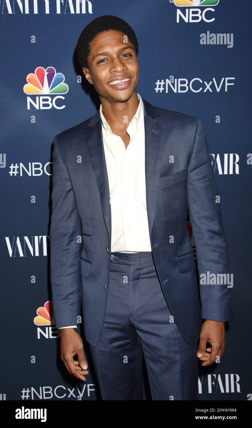 Ephraim Sykes arrives at the NBC and Vanity Fair toast the 2016-2017 TV ...