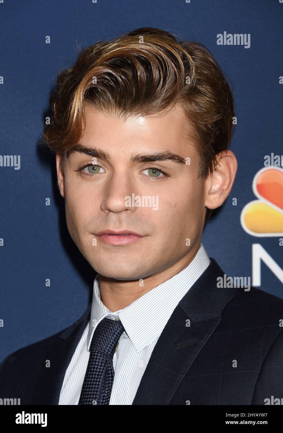 Garrett Clayton arrives at the NBC and Vanity Fair toast the 2016-2017 ...