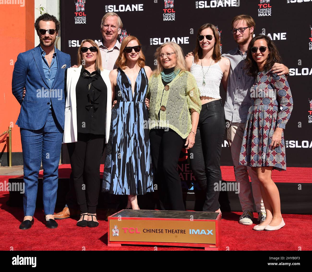 (L-R) Gian Luca Passi de Preposulo, Jerri Chastain, Michael Hast poses ...