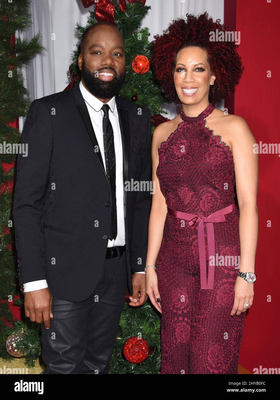 David E. Talbert and Lyn Talbert arrives at Universal's Almost ...