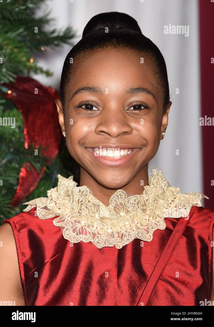 Nadej Bailey arrives at Universal's Almost Christmas premiere held at ...