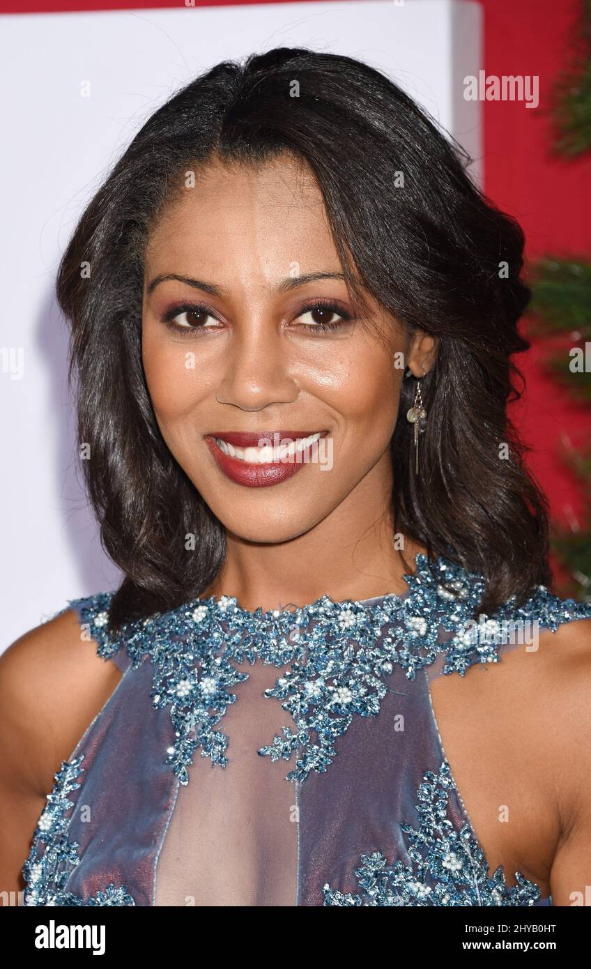 Rachel Kylian arrives at Universal's Almost Christmas premiere held at ...