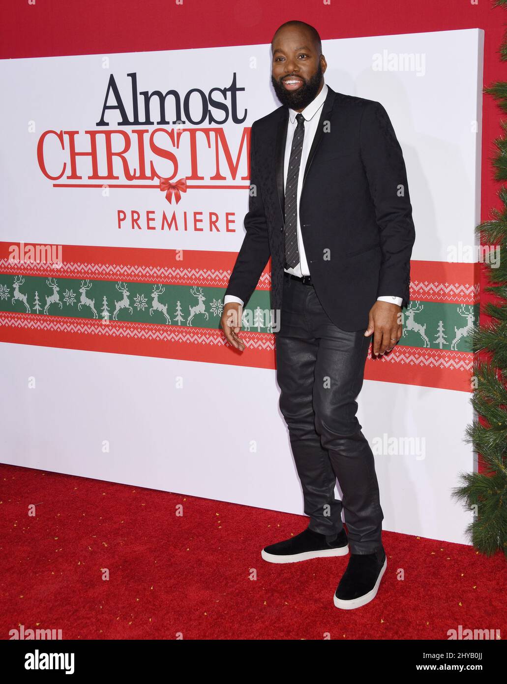 David E. Talbert arrives at Universal's Almost Christmas premiere held ...