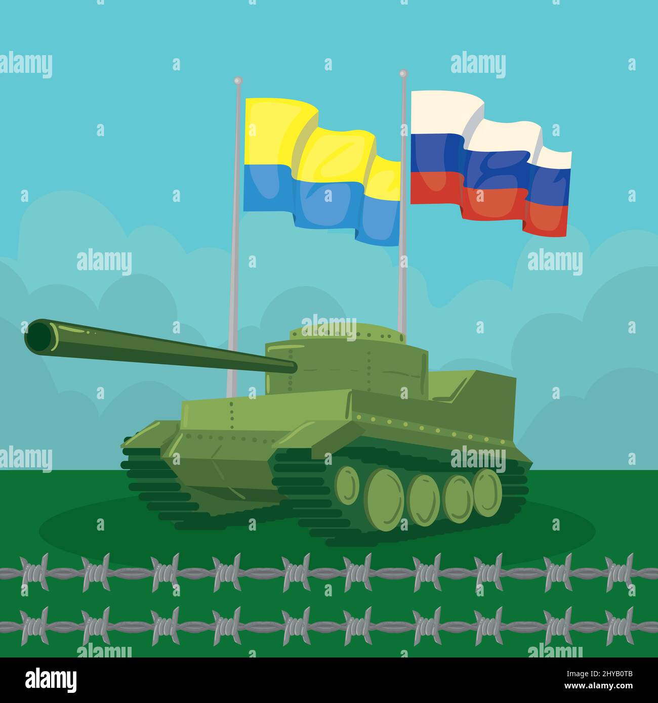 russia ukraine conflict poster Stock Vector Image & Art - Alamy