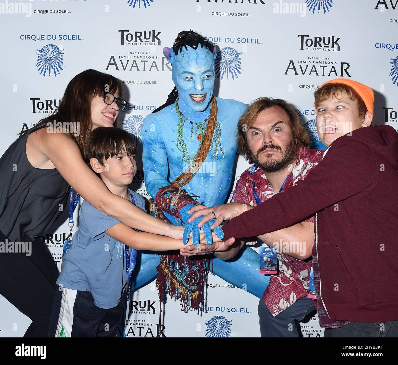 Tanya Haden, Thomas David Black, Jack Black and Samuel Jason Black ...