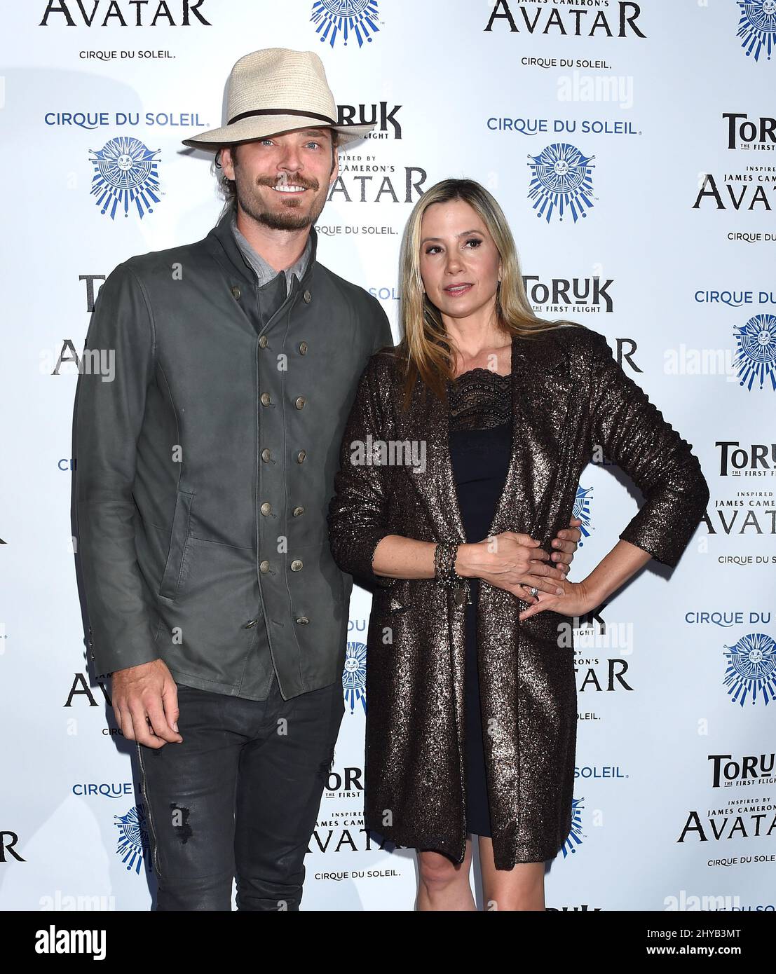 Chris Backus and Mira Sorvino Opening of "Toruck - The First Flight ...