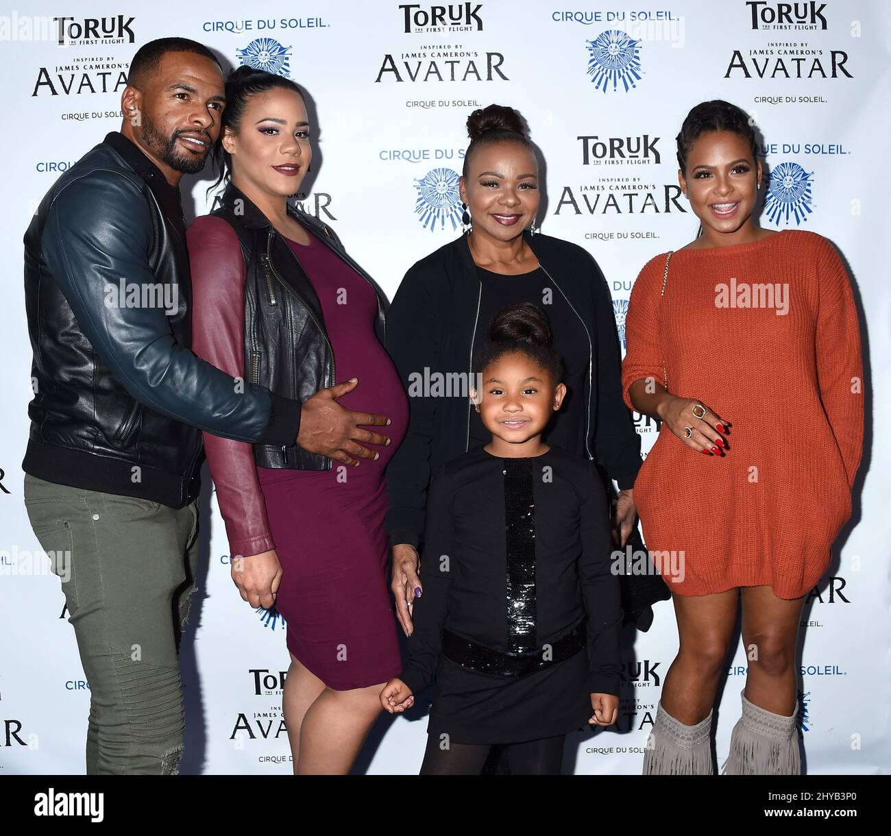 Dom Jean-Zephirin, Lizzy Milian, Carmen Milian, Christina Milian and ...