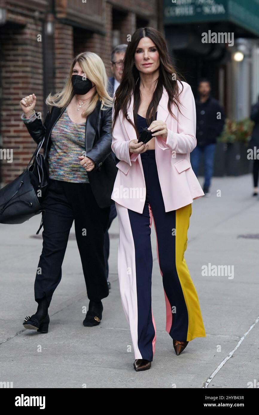 New York, NY, USA. 14th Mar, 2022. out and about for THE LATE SHOW WITH ...