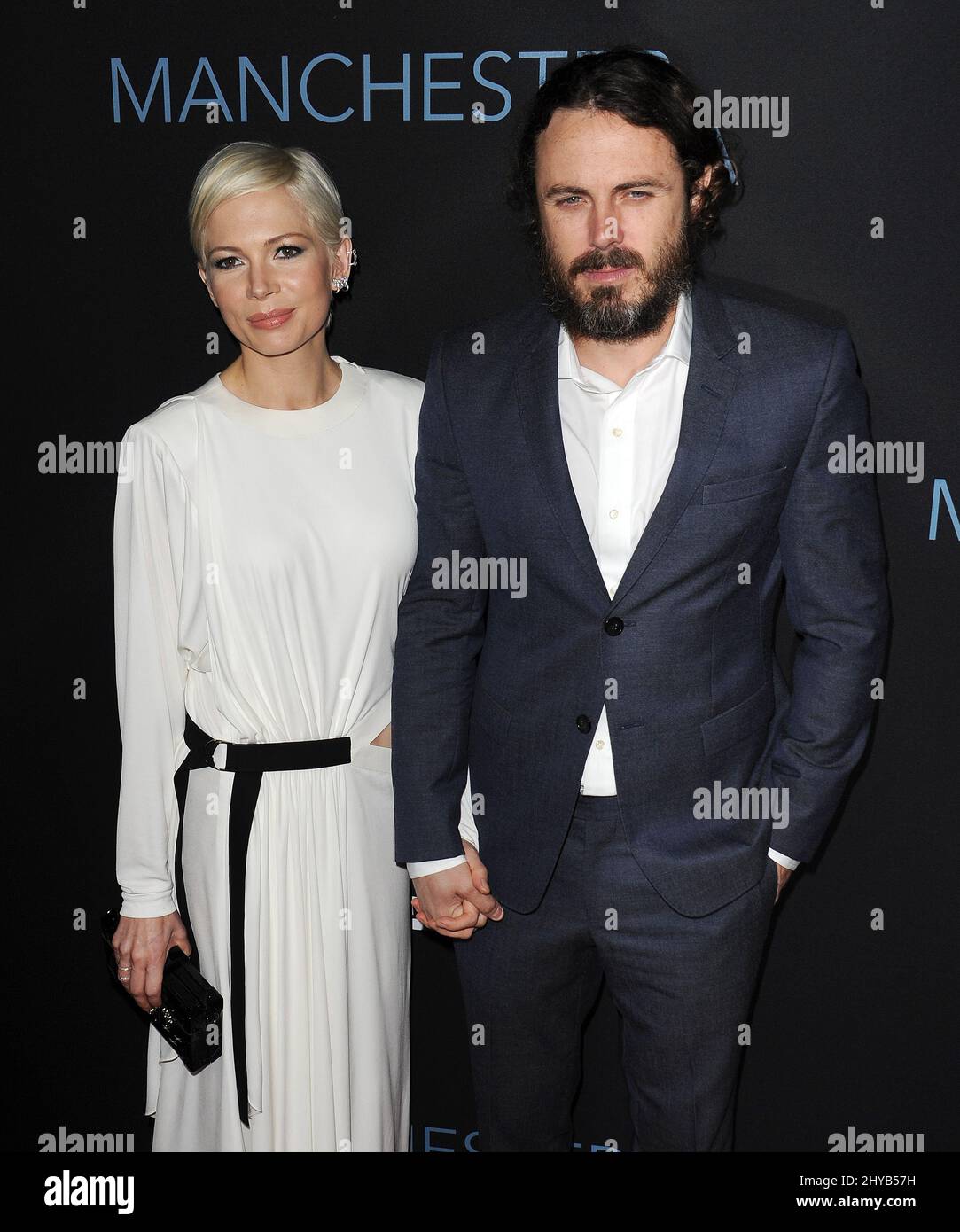 Michelle Williams, Casey Affleck attending the Los Angeles Premiere of ...