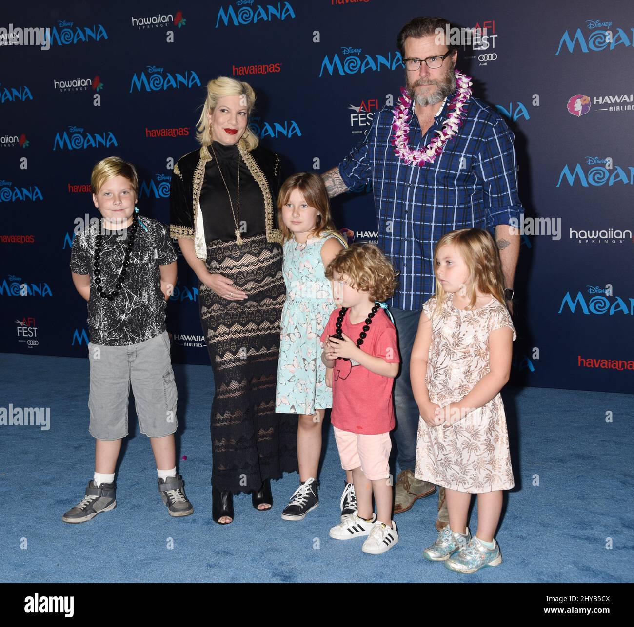 Tori Spelling, Stella Doreen McDermott, Hattie Margaret McDermott, Liam ...