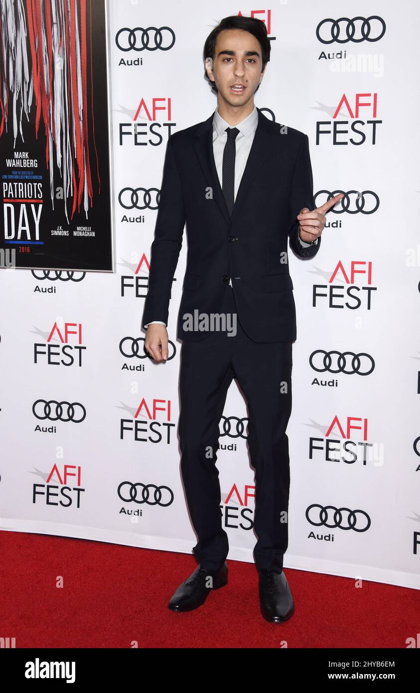 Alex Wolff attends the AFI FEST 2016 "Patriots Day" Special Closing ...