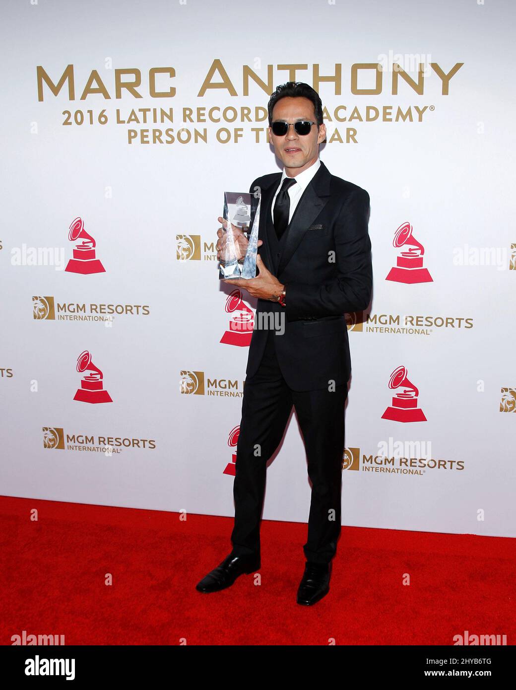 Marc Anthony attends the 2016 Latin Recording Academy Person of the ...